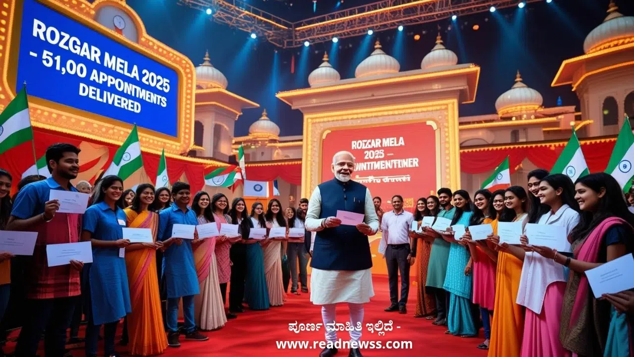Rozgar Mela 2025: ಪ್ರಧಾನಿ ಮೋದಿ 51,000 ನೇಮಕಾತಿ ಪತ್ರ ವಿತರಣೆ, ಹೊಸ ಉದ್ಯೋಗ ...